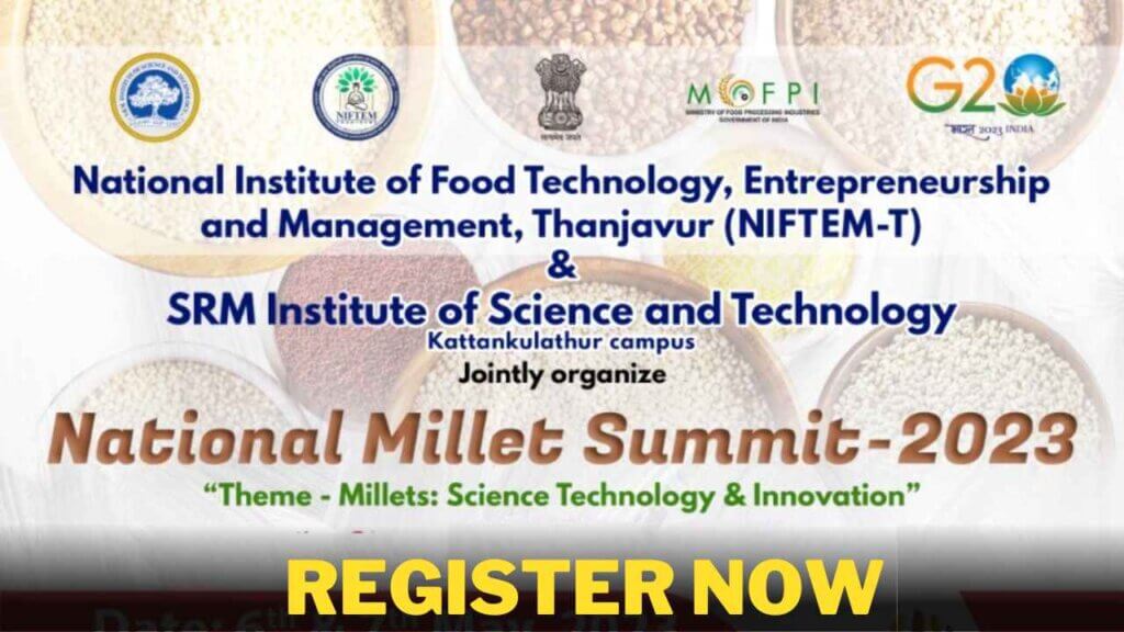 National Millet Summit 2023 - Food Tech NEWS